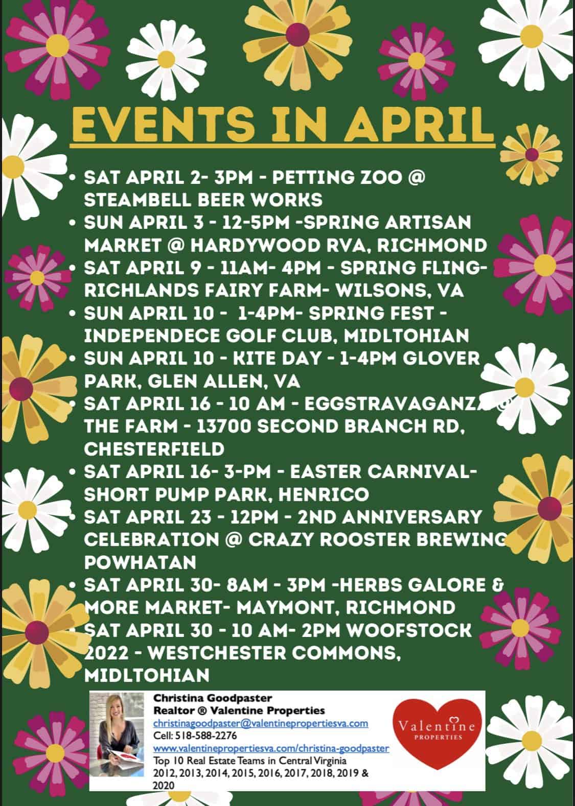 Events in April: Springtime celebrations, festivals, concerts and more ...