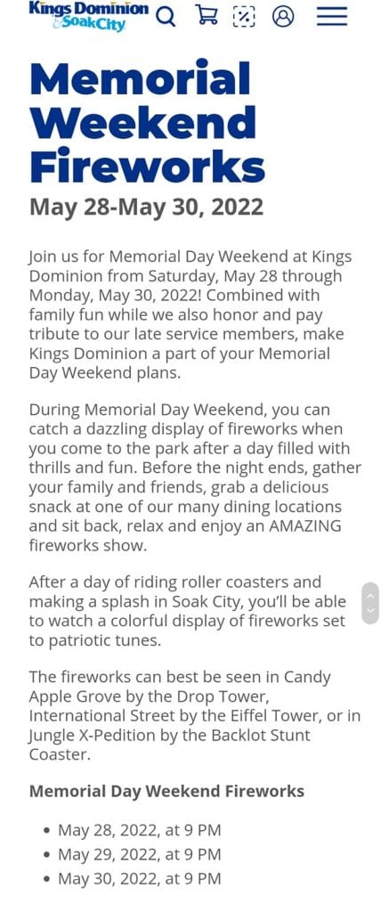 RVA Memorial Day Events - Enjoying RVA and all it has to offer!